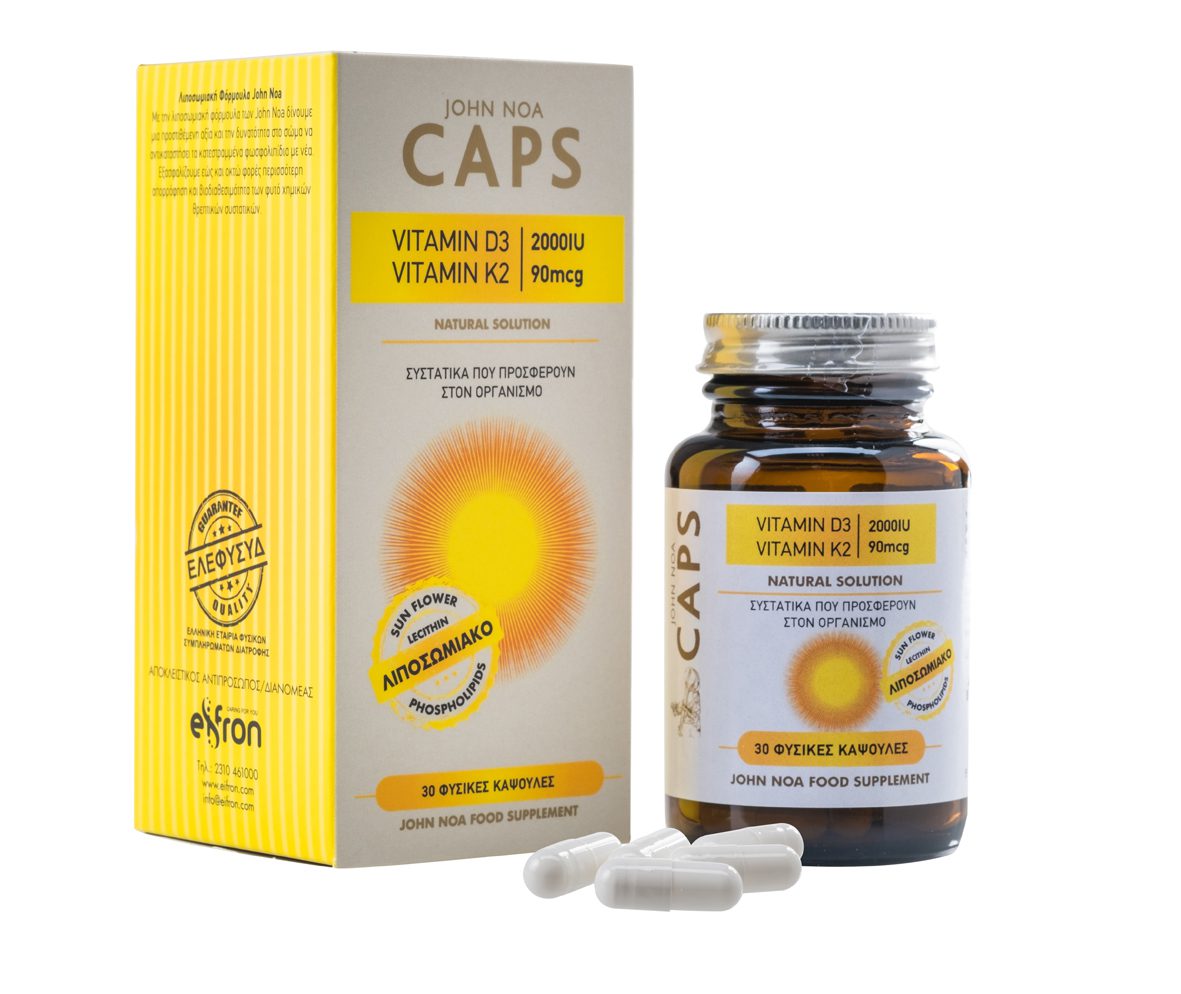 JOHN NOA - CAPS VITAMIN D3 2000 IU / K2 90mcg